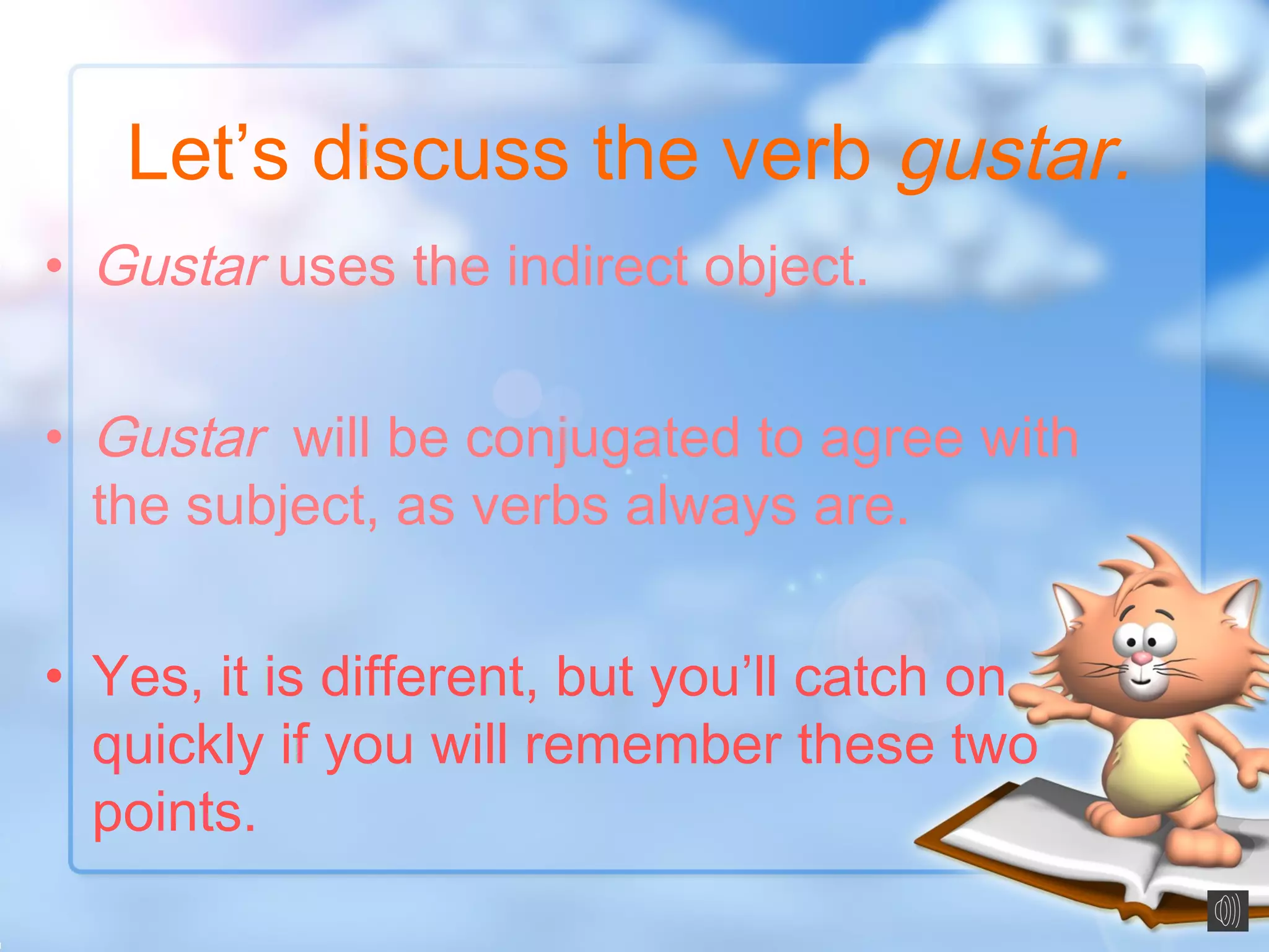 Spanish gustar | PPT