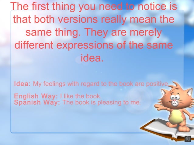 Spanish gustar | PPT | Programming Languages | Computing