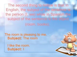 Spanish gustar | PPT