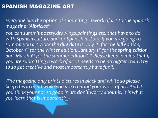Spanish honors society powerpoint | PPTX