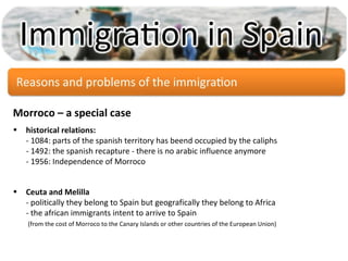 Spanish Immigration | PPT