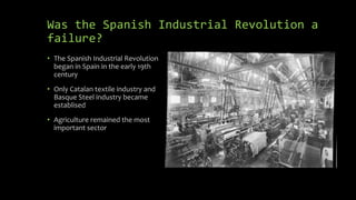 Spanish industrial revolution | PPTX