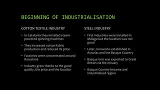 Spanish industrial revolution | PPTX