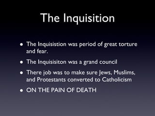 Spanish Inquisition | PPT