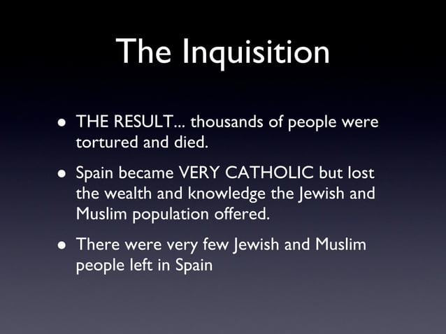Spanish Inquisition | PPT