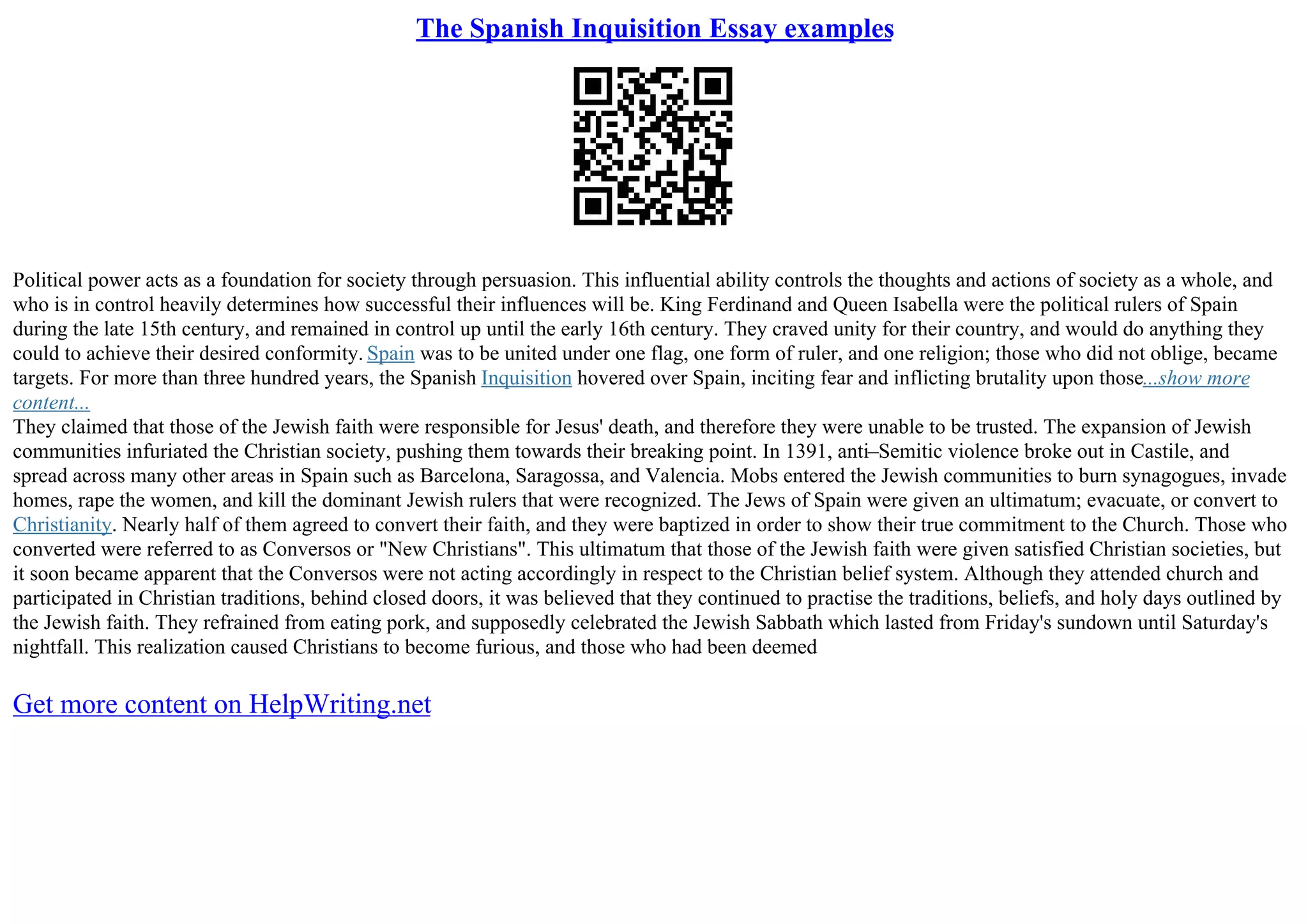 Spanish Inquisition | PPT