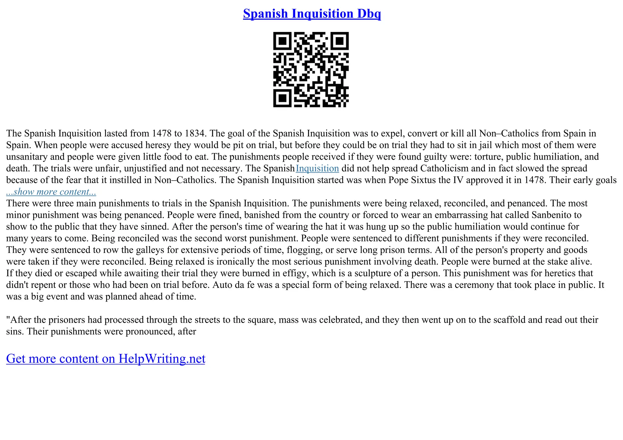 Spanish Inquisition | PPT