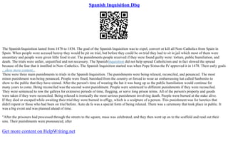 Spanish Inquisition | PPT