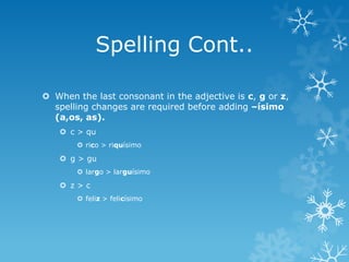 Spanish Intensifier Suffix | PPTX