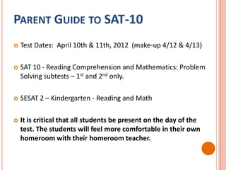SAT Presentation - Spanish Lake Elementary | PPT
