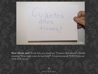 Spanish learning.. | PPTX