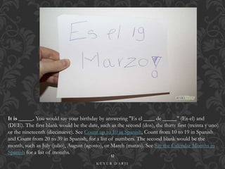 Spanish learning.. | PPTX