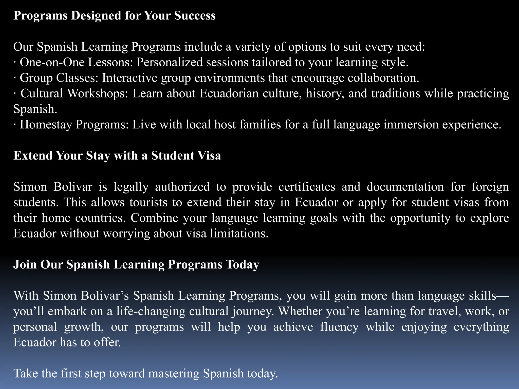 Spanish Learning Programs of Simon Bolivar - Your Path to Language ...