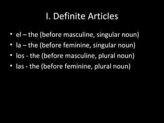 Spanish lesson 2 | PPT