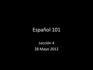 Spanish lesson 4 | PPT