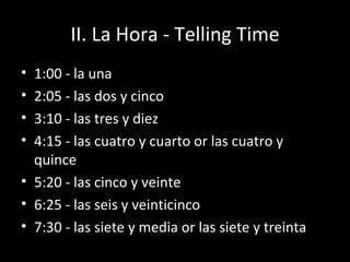 Spanish lesson 4 | PPT
