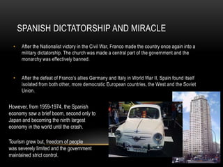End of Civil War and Spanish Miracle | PPT