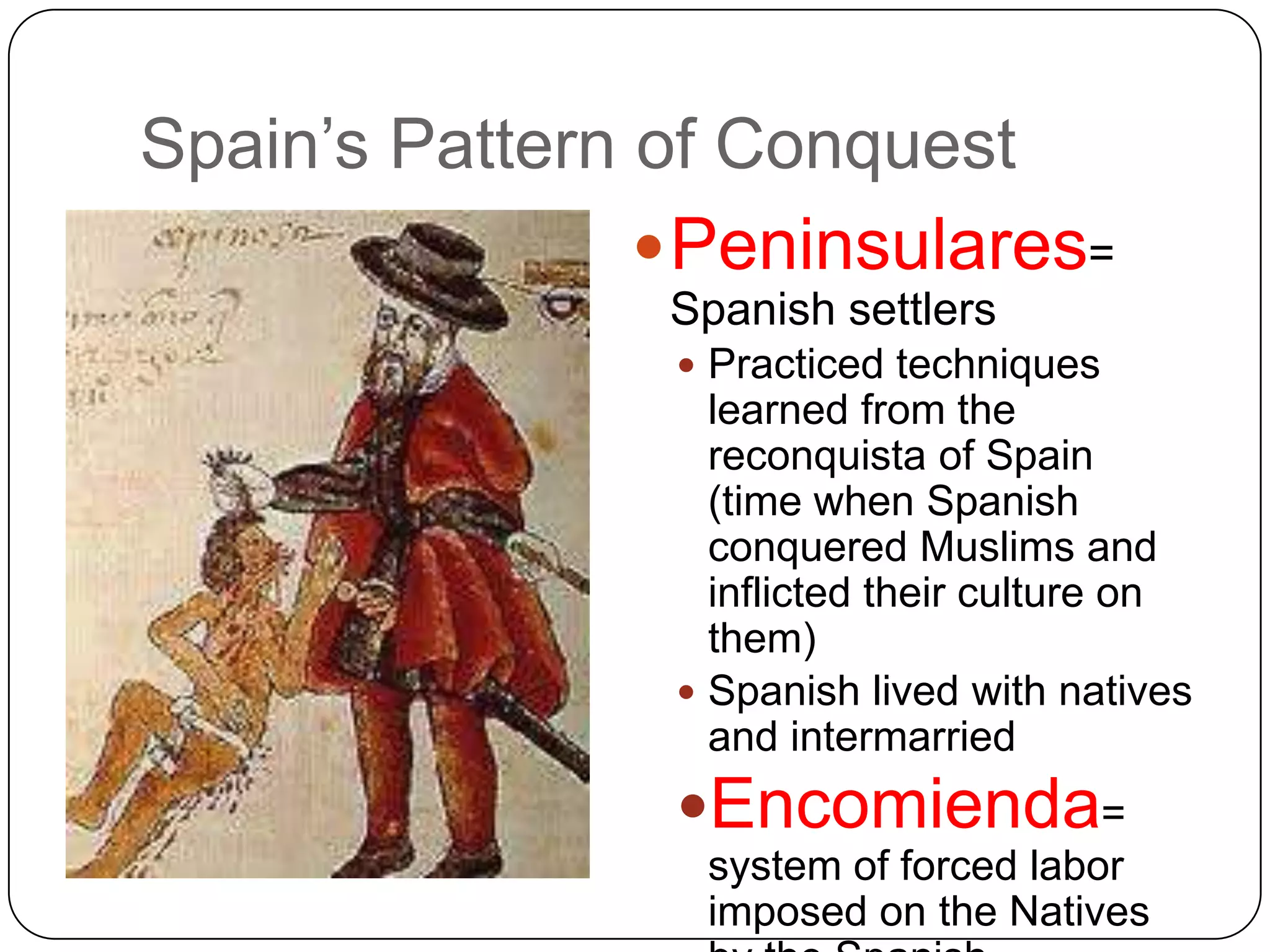 Spanish & north american colonies | PPTX