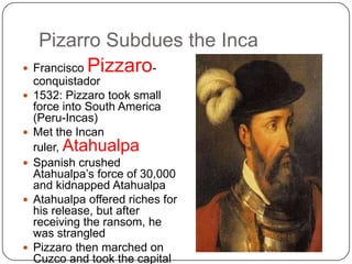 Spanish & north american colonies | PPTX