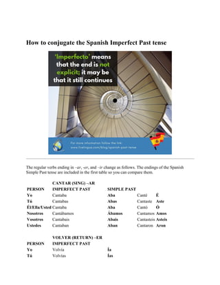 Spanish Past Tense | PDF