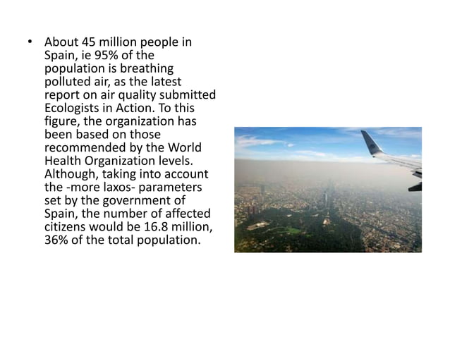 Spanish pollution | PPTX