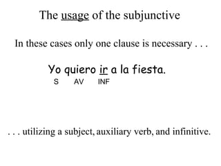 Spanish present subjunctive notes | PPT