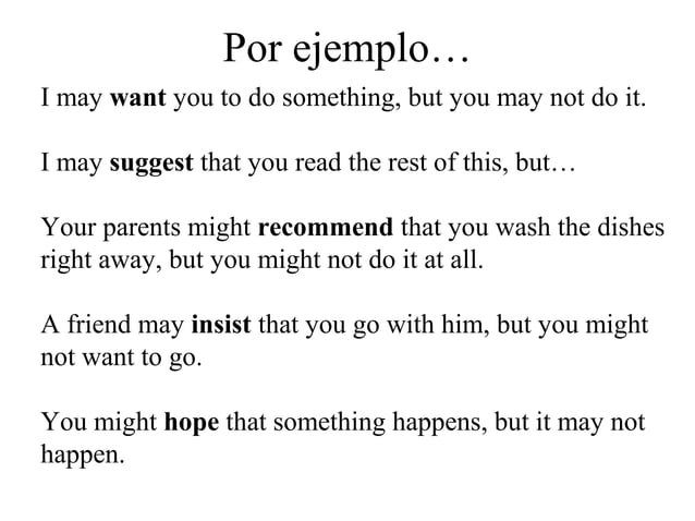 Spanish present subjunctive notes | PPT