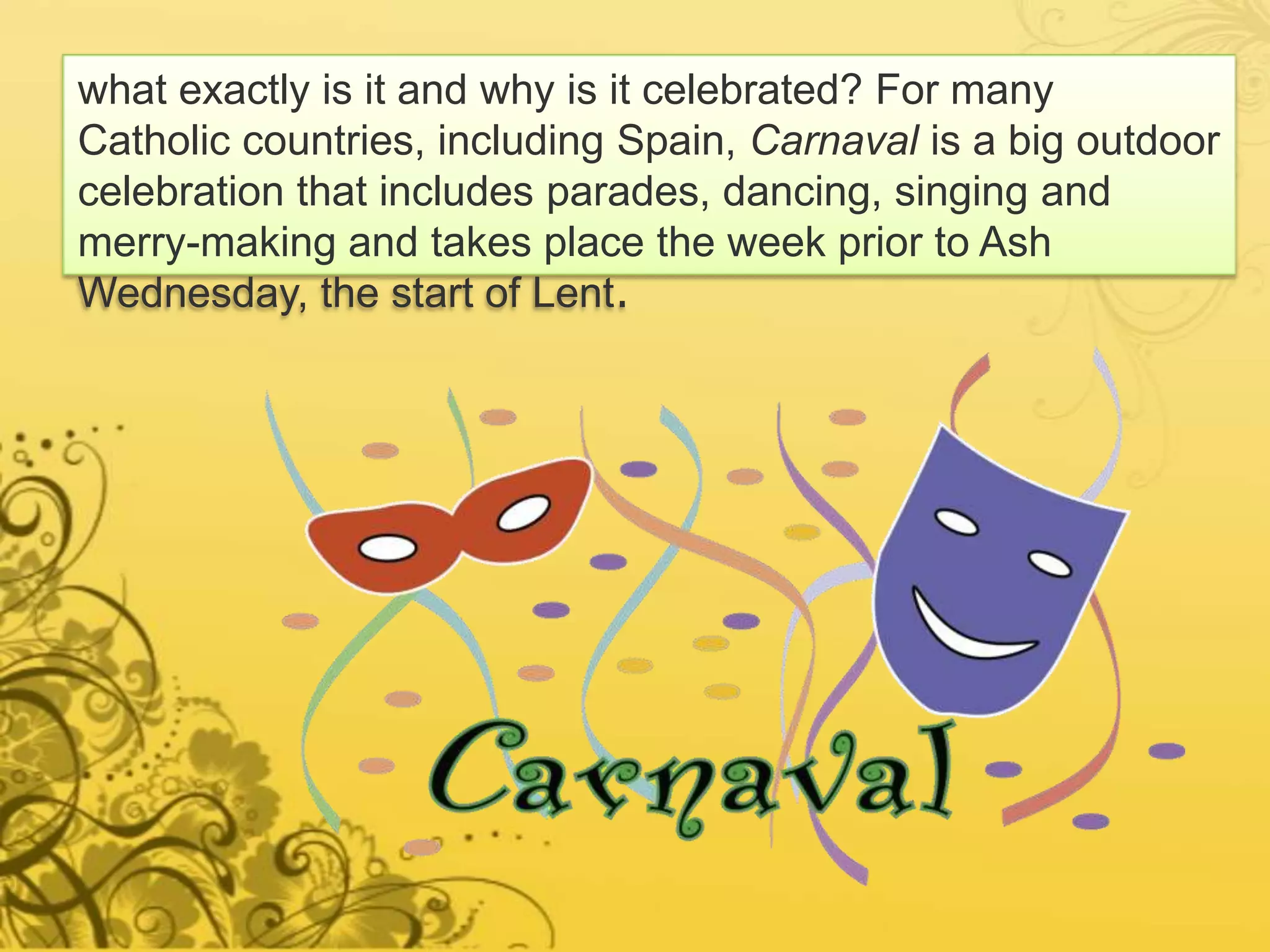 Spanish question carnival (1) | PPT