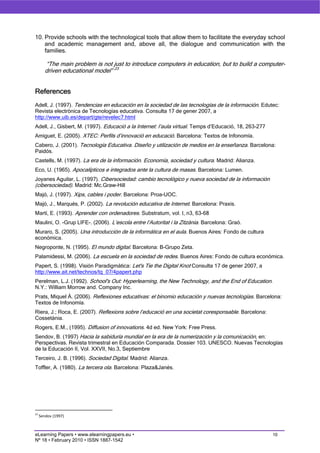 From analog to digital: new ways of teaching and learning. A quick view ...