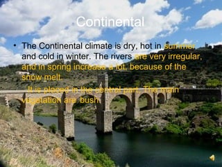 Spanish landscapes and climates | PPT