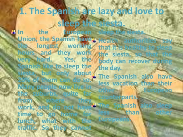 Spanish stereotypes | PPT