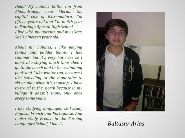 Spanish students' presentations | PDF