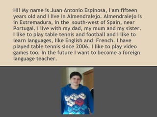Spanish students' presentations | PDF