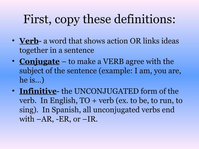 Spanish subjectpronounsandserpowerpoint | PPT