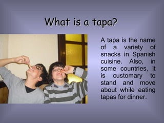 Spanish Tapas | PPT