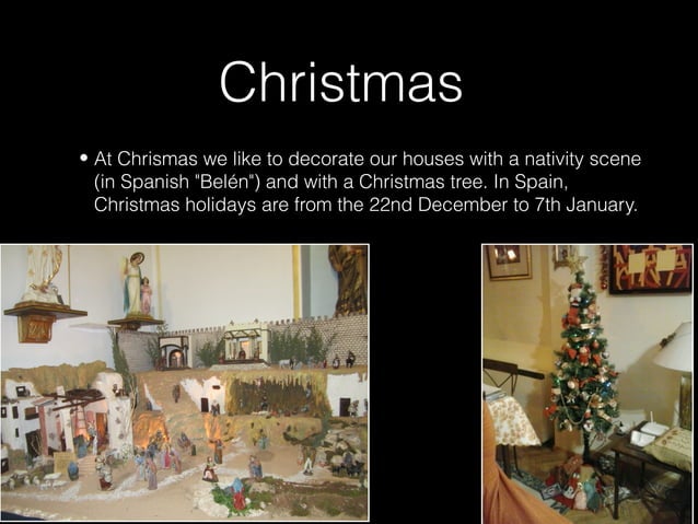 Spanish traditions in december and january | PPT