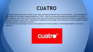 Spanish tv channels | PPTX