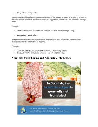 Spanish verb tenses | PDF | Programming Languages | Computing