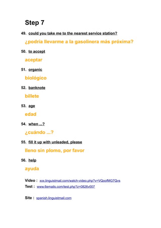Spanish vocabulary vh01 | PDF