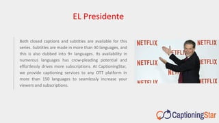 Spanish web series with cc in the ott | PDF