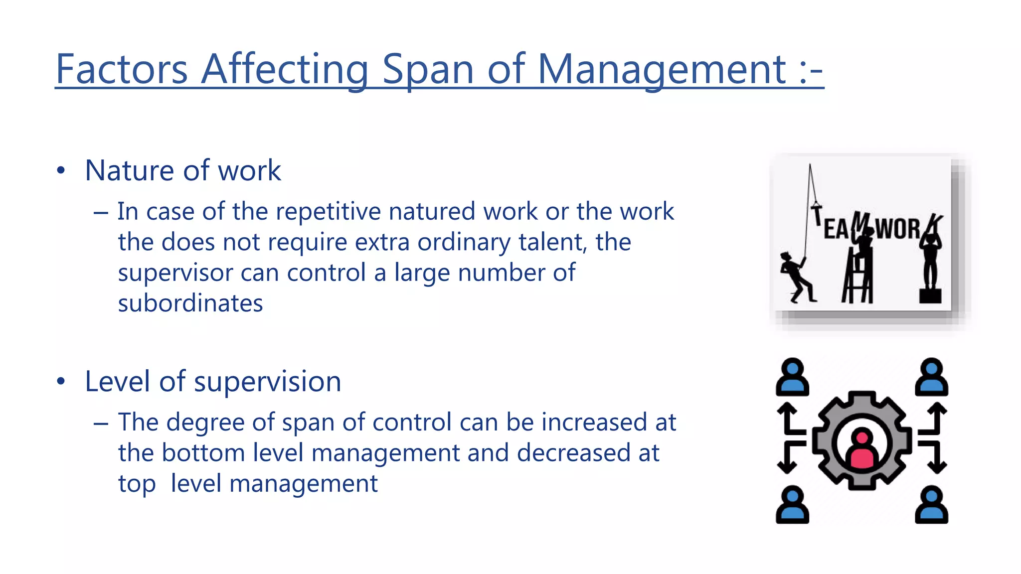Span of Management (Span of Control) | PPTX