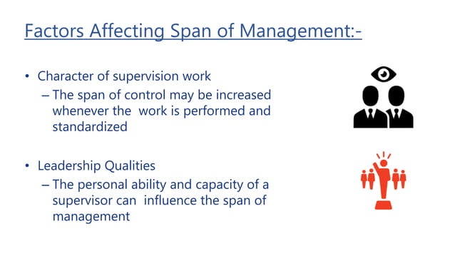Span of Management (Span of Control) | PPTX | Business | Business and ...