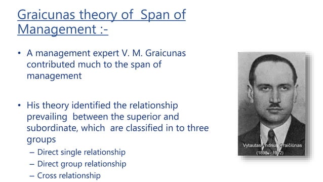 Span of Management (Span of Control) | PPTX | Business | Business and ...