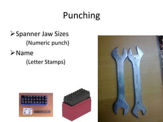 Spanner manufacturing process by Mazhar Iqbal PIEAS University Islamabad Pakistan | PPTX