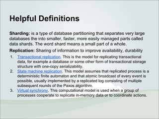 An Overview of Spanner: Google's Globally Distributed Database | PDF | Databases | Computer ...