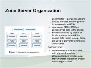 An Overview of Spanner: Google's Globally Distributed Database | PDF | Databases | Computer ...