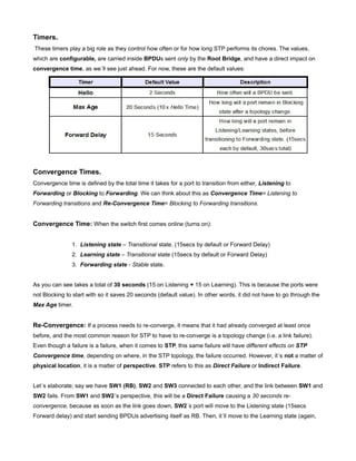 Spanning Tree Protocol, from a future CCNA´s perspective. | PDF