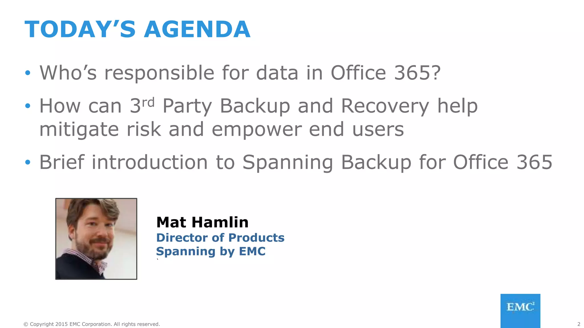 Spanning Backup Data Protection For Office 365 Mail Pptx