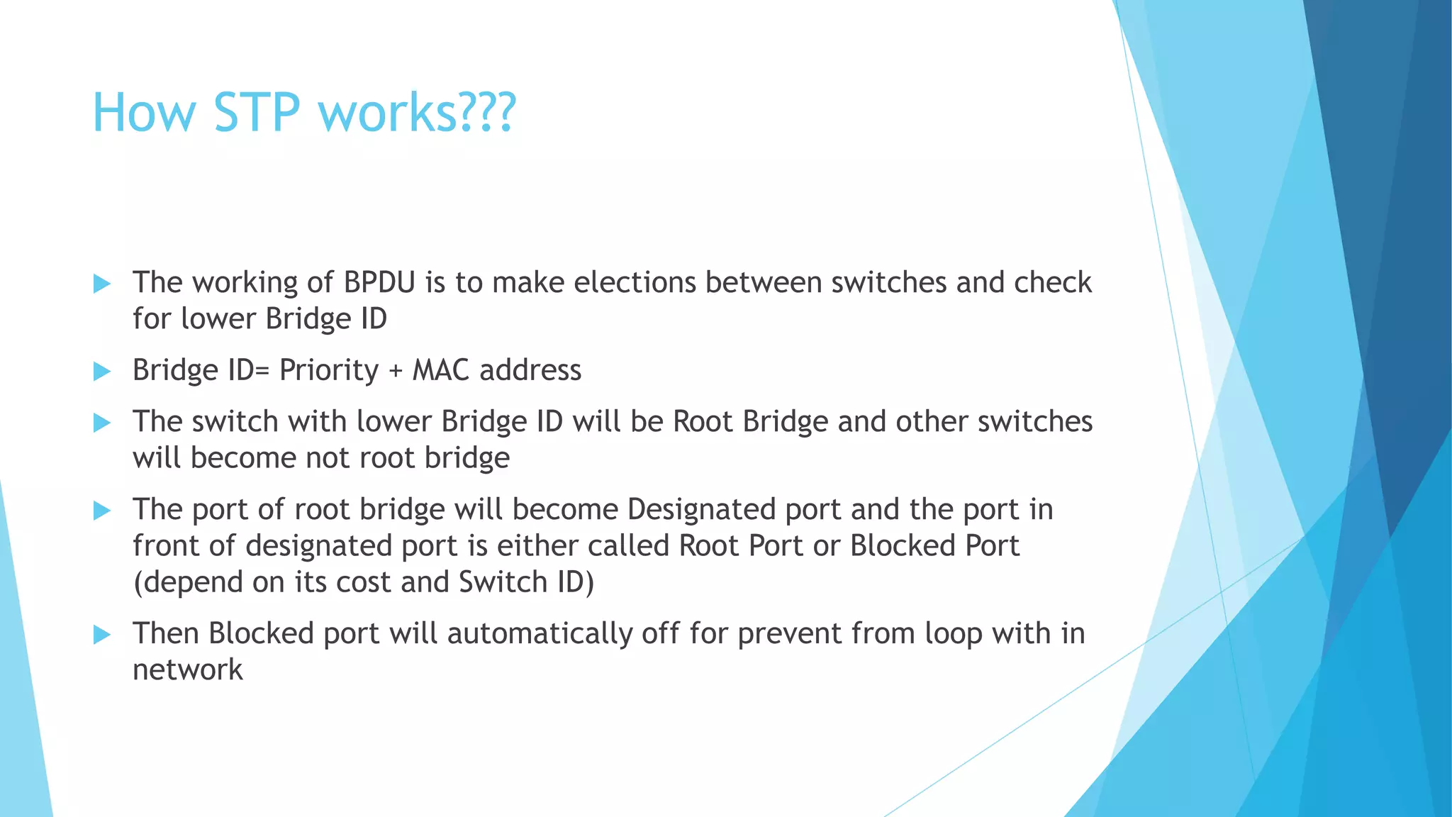 Spanning tree protocol | PPTX