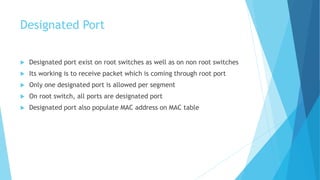 Spanning tree protocol | PPTX